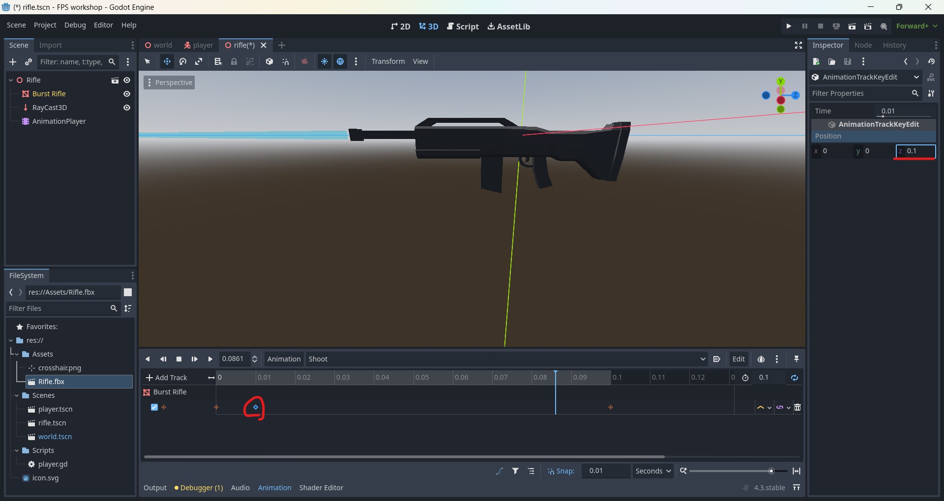 First Person Shooter with Godot