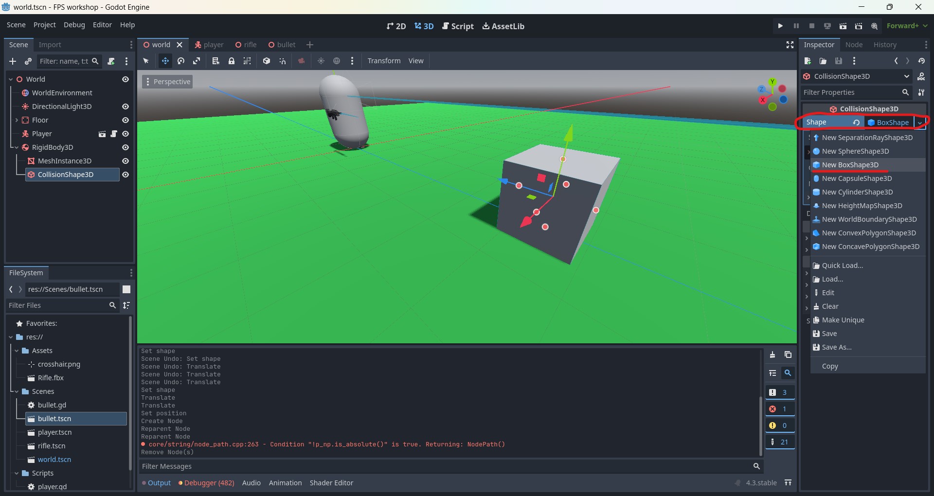 First Person Shooter with Godot