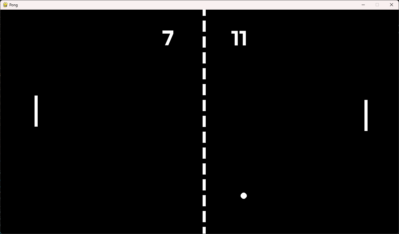 Pong In Pygame