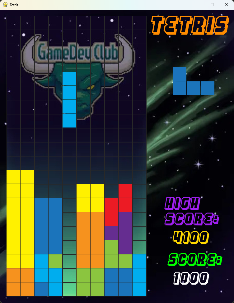 Tetris Workshop GameDev Club
